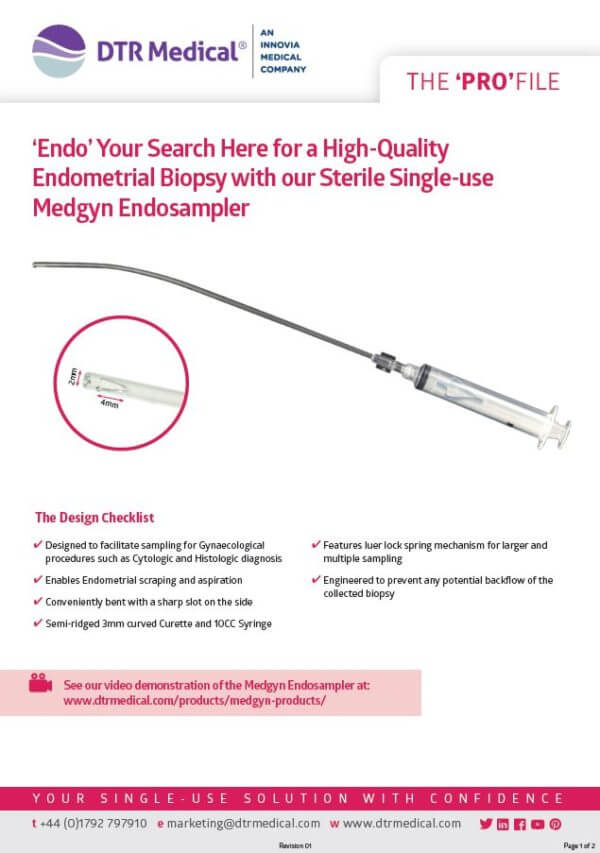 Endosampler ProFile - DTR Medical DTR Medical